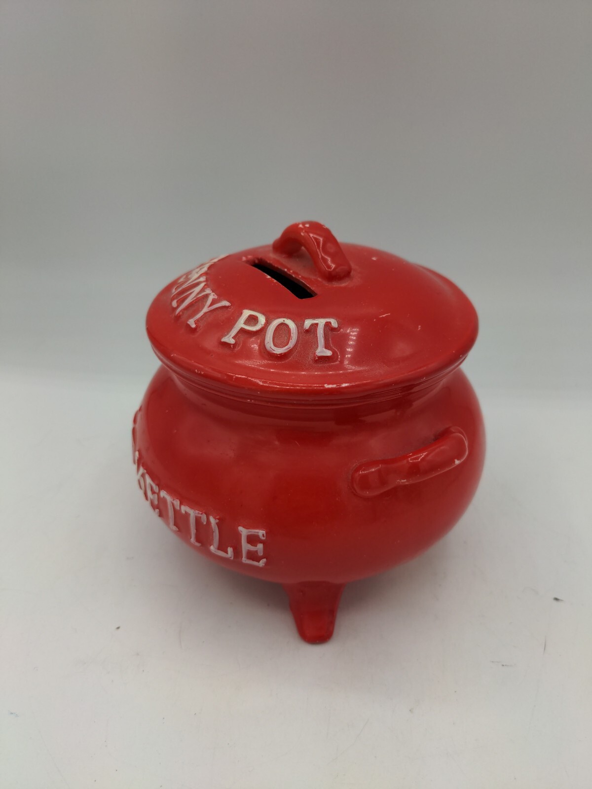 Red Kettle Penny Pot - Lego Brand Coin Bank - Vintage | eBay