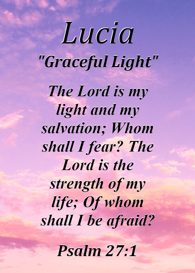 Lucia Name