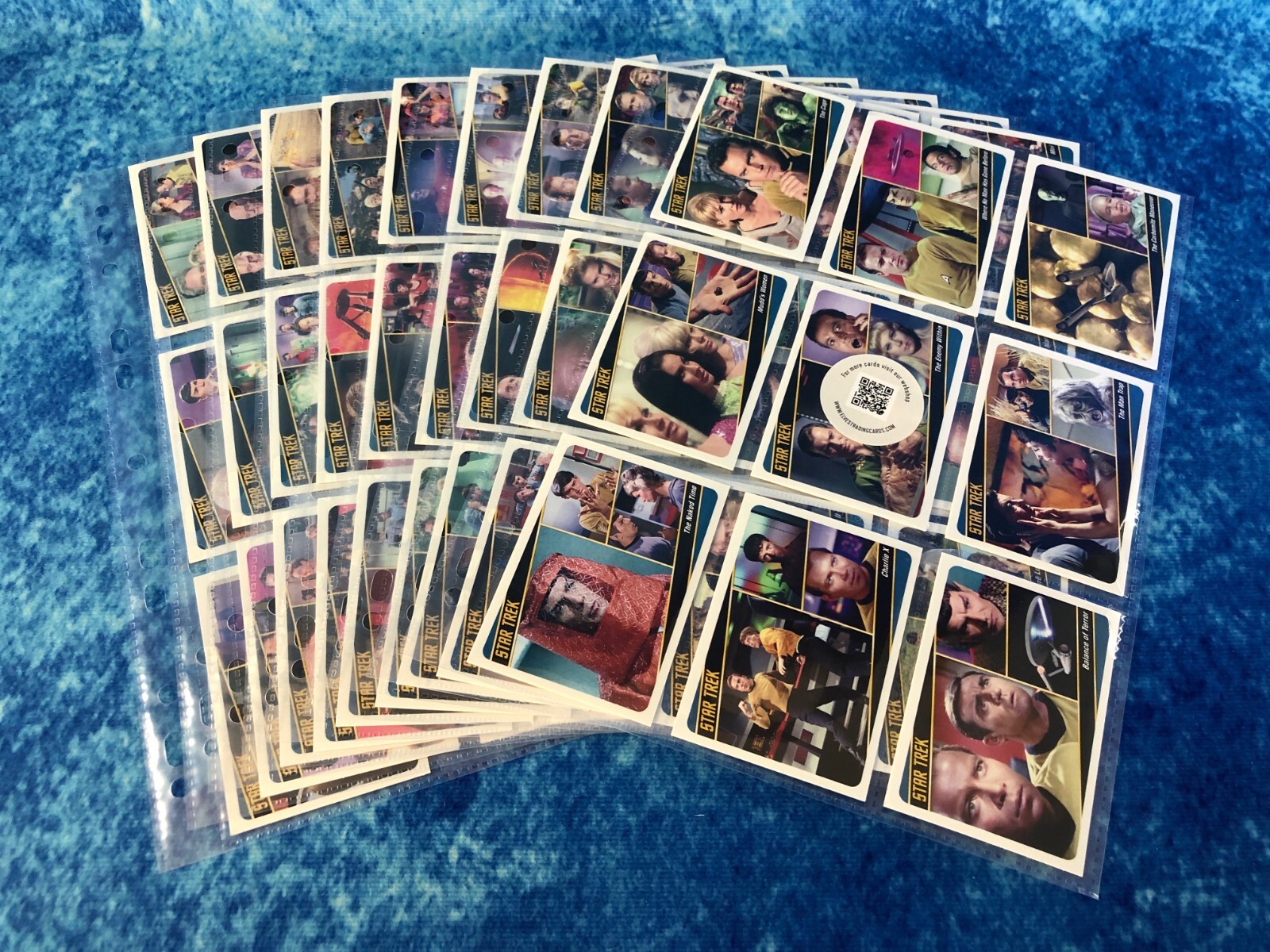 Star Trek TOS: The Captain's Collection complete trading card base set ...