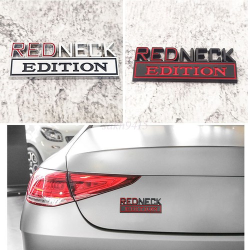 2pcs Redneck Edition Car Badge Metal Emblem Universal fit Brand New AU ...