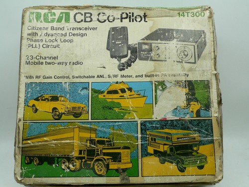 Vintage RCA Co-Pilot 14T300 23 Channel Two-Way CB Radio In Box - Never ...