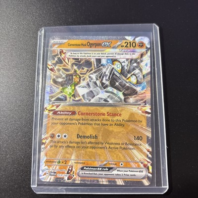 Cornerstone Mask Ogerpon ex 112/167 Sv06: Twilight Masquerade Holo M/NM ...