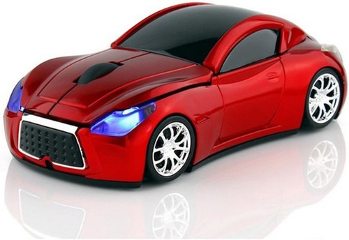 Sports Car Mouse Wireless Computer Mice Laptop Optical Gaming Red ...