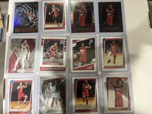 Houston Rocket rookie Lot! 23 Cards. Tate, Sengun, Christopher, Garuba ...