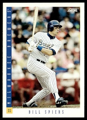 1993 Score Bill Spiers Milwaukee Brewers #88 | eBay