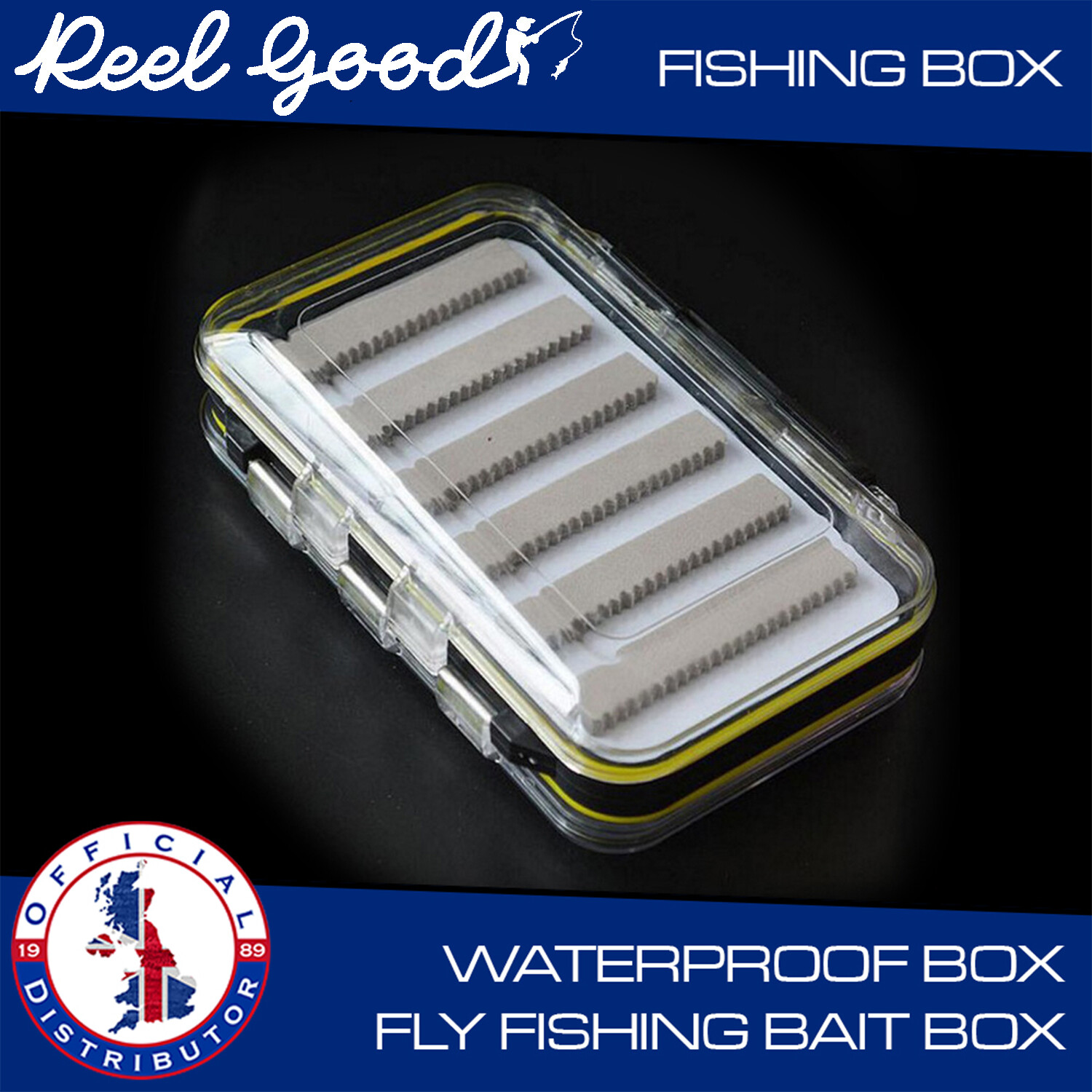Waterproof Fishing Accessory Box Fishing Fly Lures Box Spoon Hooks Baits Case | eBay UK