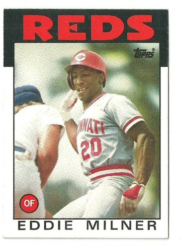 EDDIE MILNER CINCINNATI REDS #544 - TOPPS NM-MT 1986 | eBay