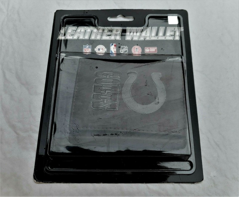 NFL TEAM BROWN LEATHER TRI-FOLD WALLET EMBOSSED TEAM LOGO NEW | eBay