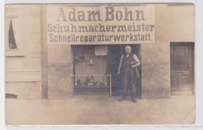 16639 Foto Ak Eisleben Adam Bohn Schuhmachermeister um 1910 | eBay.de