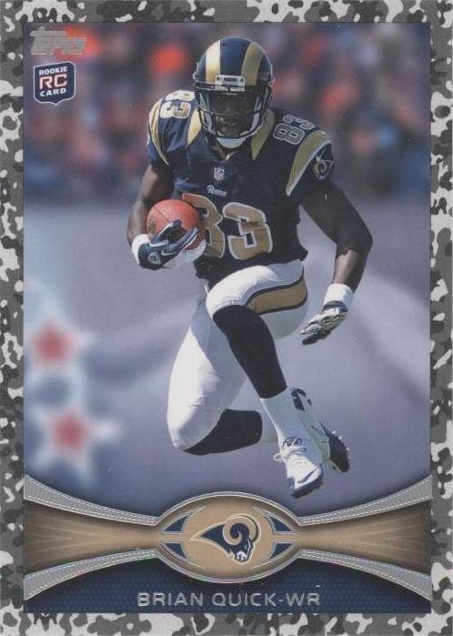 2012 Topps - Brian Quick #279 Military Camo /399 (RC) for sale online ...