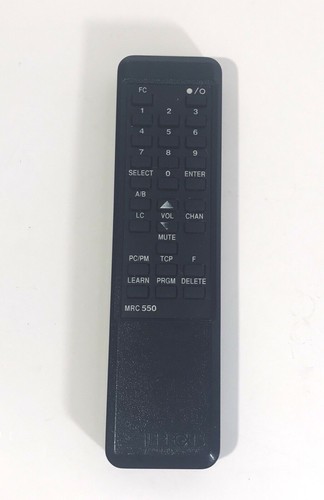 Jerrold Communications MRC 550 TV Remote Control Clean Tested Black ...