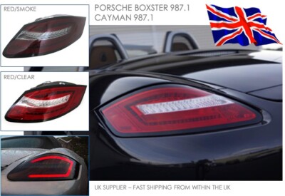 PORSCHE BOXSTER & CAYMAN 987 GEN 1 LED REAR TAIL LIGHTS - SEQUENTIAL ...