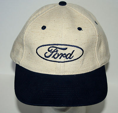 Unique Ford Oval Automotive Car Truck Burlap Baseball Trucker Cap Hat ...