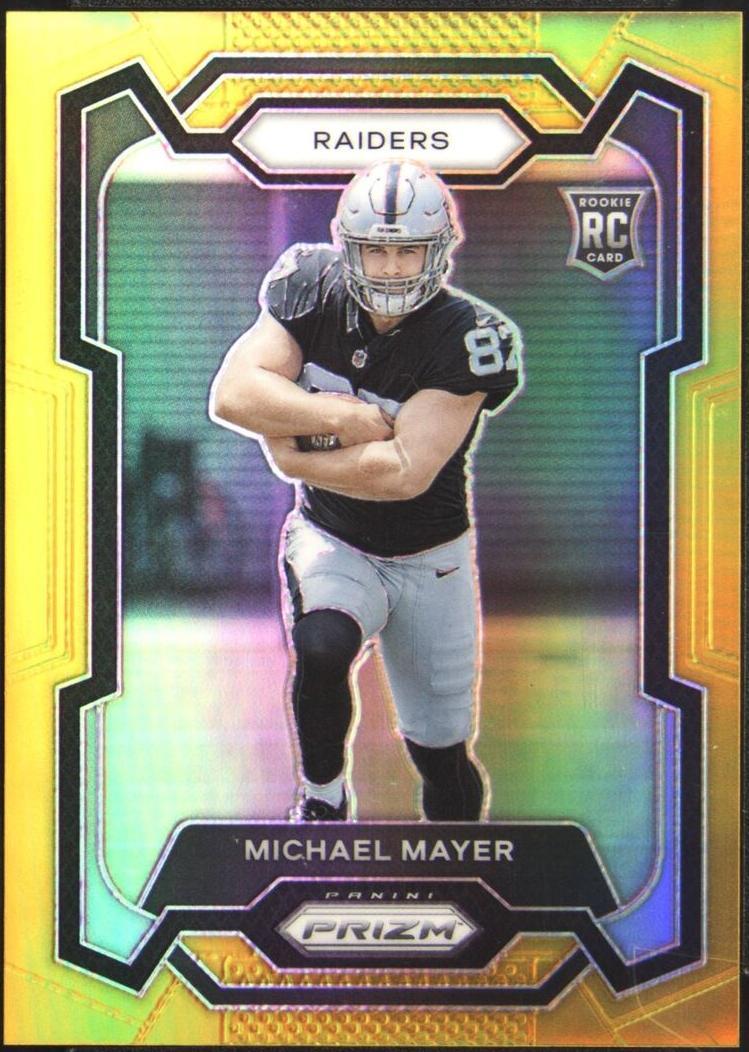 2023 Panini Prizm Draft Picks - Michael Mayer #155 Gold Prizm /10 (RC ...
