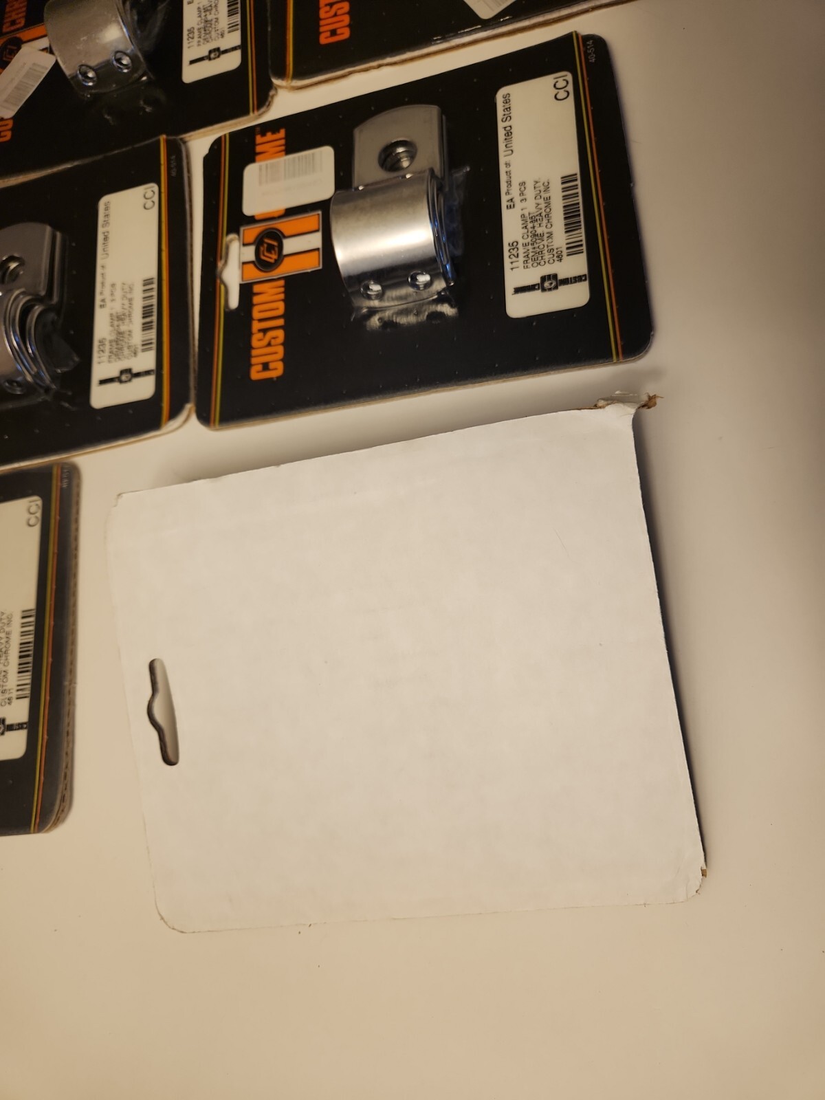 Custom Chrome 11-235 3 Piece 1" Frame Clamp for Harley OEM 50904-85T | eBay