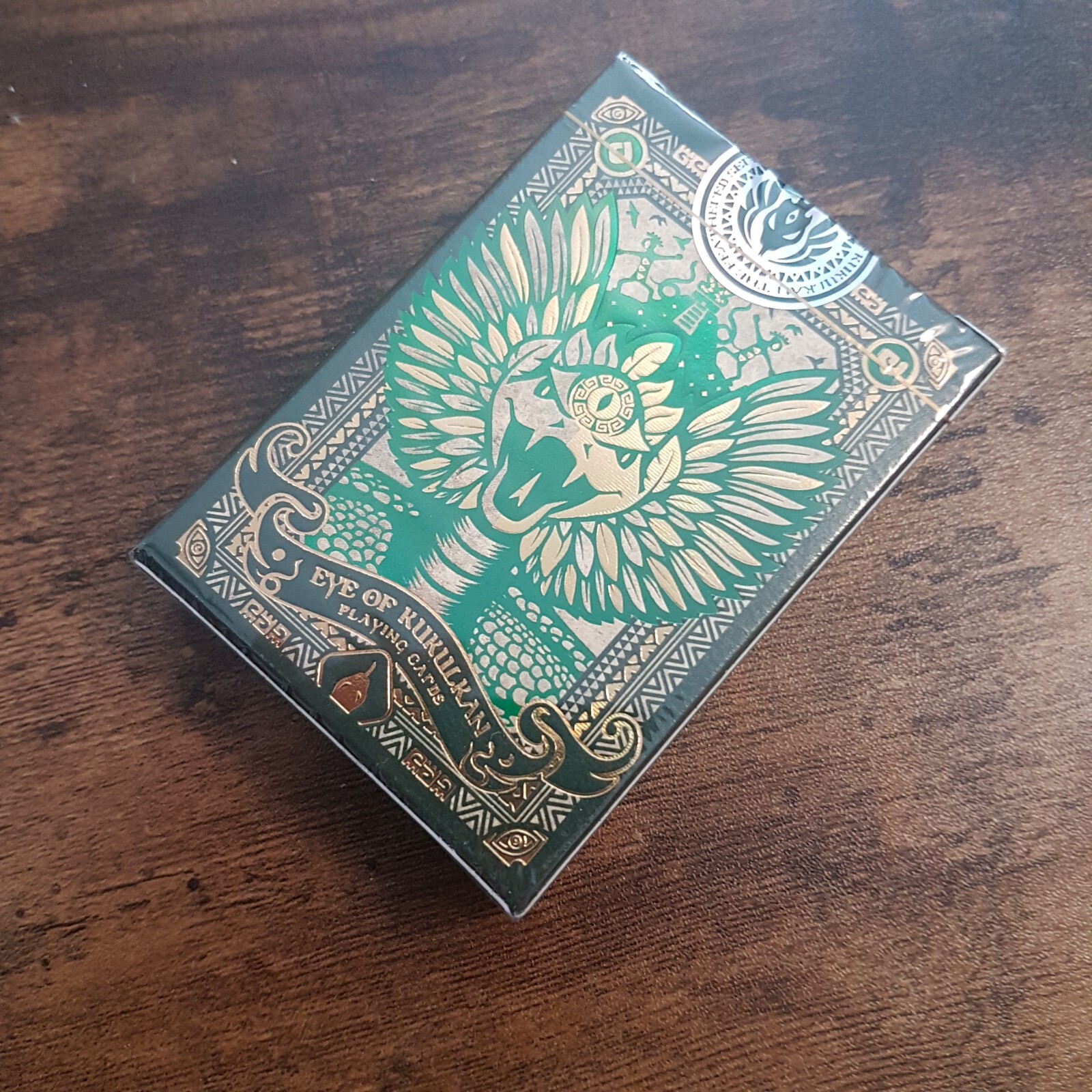 Eye of Kukulkan Playing Cards New & Sealed Mayan Charmie Dreams Gilded ...