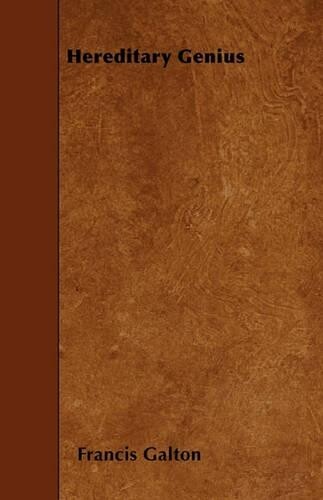 Francis Galton Hereditary Genius (Poche) | eBay