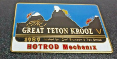 CAR SHOW DASH PLAQUE 1989 THE GREAT TETON KROOZ V HOT ROD MECHANIX | eBay