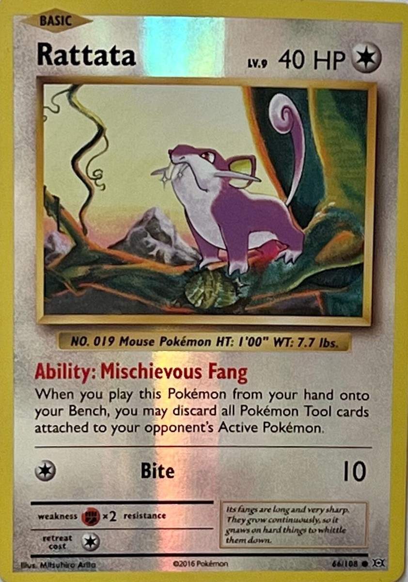 Rattata Evolusjonskart
