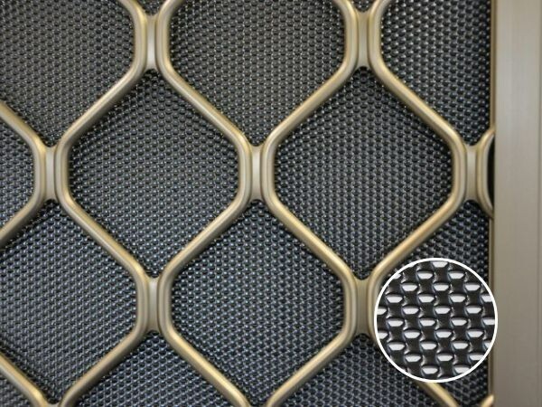 Privacy Window Screen Mesh Expanded Metal DVA Mesh For Door & Window