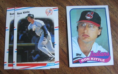 Ron Kittle Lot of 3 Trading Cards MLB Baseball New York Yankees ...