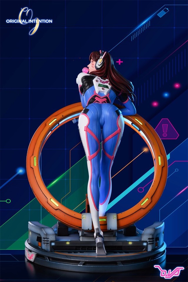 ORIGINAL INTENTION Overwatch DVA Resin Painted Statue In Stock Limited 200 | eBay
