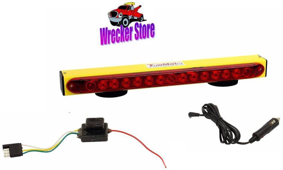 TowMate 22", YELLOW 4F 4 PIN FLAT TRANSMITTER SUNLIGHT Wireless TOW ...