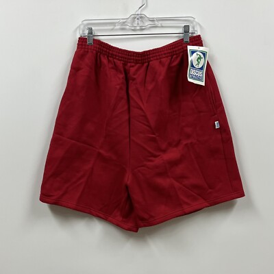 Vintage Discus Athletic Sweat Shorts Mens 2xl Xxl Red Baggy Gym Active ...