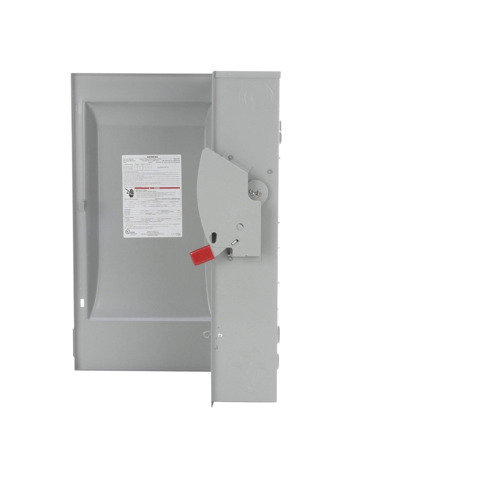 SIEMENS GF224N 200 Amp 2 Pole 240-Volt 3 Wire Fused,General Duty Indoor ...