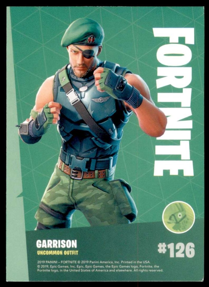 2019 Fortnite Series 1 Garrison U #126 145068 | eBay