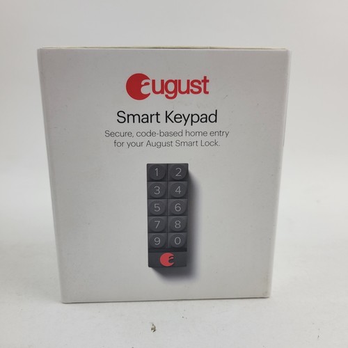 August AUG-AK01-M01-G01 Bluetooth Smart Keypad - Dark Grey 863246000056| eBay