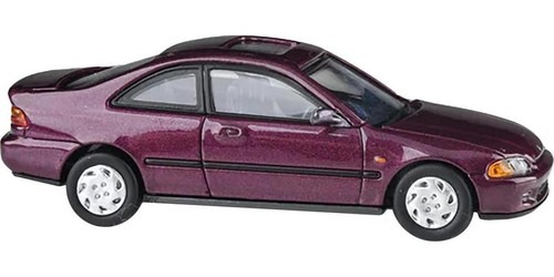 1995 Honda Civic Coupe EJ1 Camellia Red Metallic 1/64 Diecast Model Car ...