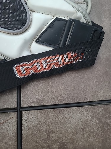 Maverick Shark Gel White/Black Youth Adjustable Lacrosse Chest ...