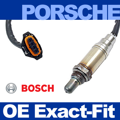 Boxster Rear Oxygen Sensor 02/O2 Downstream/Lower Genuine BOSCH w/OEM ...