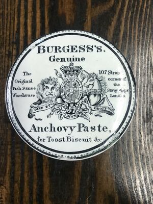 Antique Burgess’s Genuine Ceramic Anchovy Paste Container | eBay