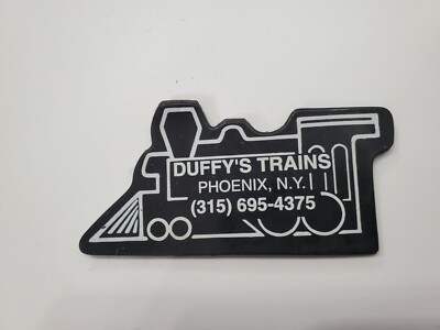 VINTAGE FRIDGE MAGNET DUFFY'S TRAINS PHOENIX, NEW YORK, STEAM TRAINS | eBay
