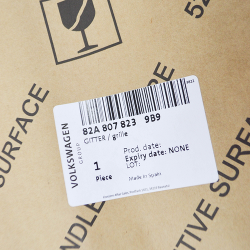 NEW AUDI A1 SPORTBACK GBA REAR BUMPER CENTER GRILLE TRIM 82A8078239B9 ...