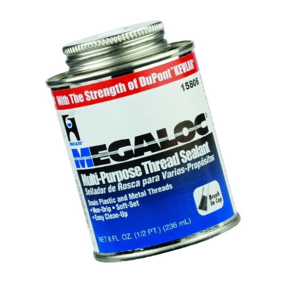 Oatey 15806 Hercules Megaloc Multi-Purpose Thread Sealant, 8 Oz, Can ...
