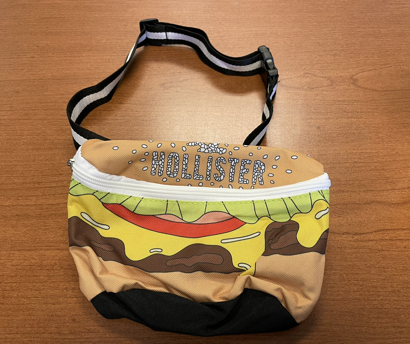 NEW Hollister Cheeseburger Fanny Pack | eBay