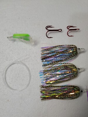 Salmon Trolling Twinkie Meat Rig- Bait Biter Herring Strip kit | eBay