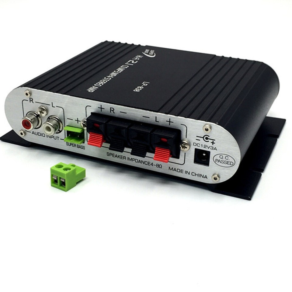 200 W Super Bass 2.1 Channel Amplifier Speaker for Speakers Car ...