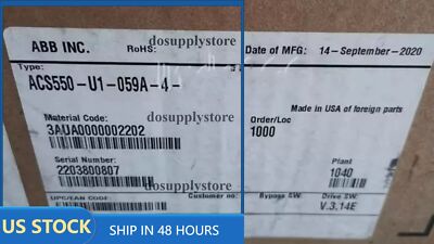 ACS550-U1-059A-4 ABB Frequency Converter Brand New in Box!Spot Goods | eBay