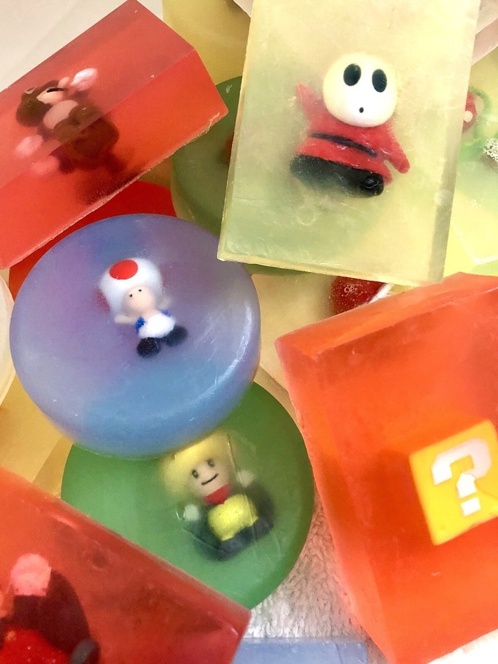 Mario & Luigi Inspired Handmade Soap Set of 2, Kids Boys Girls Nintendo ...