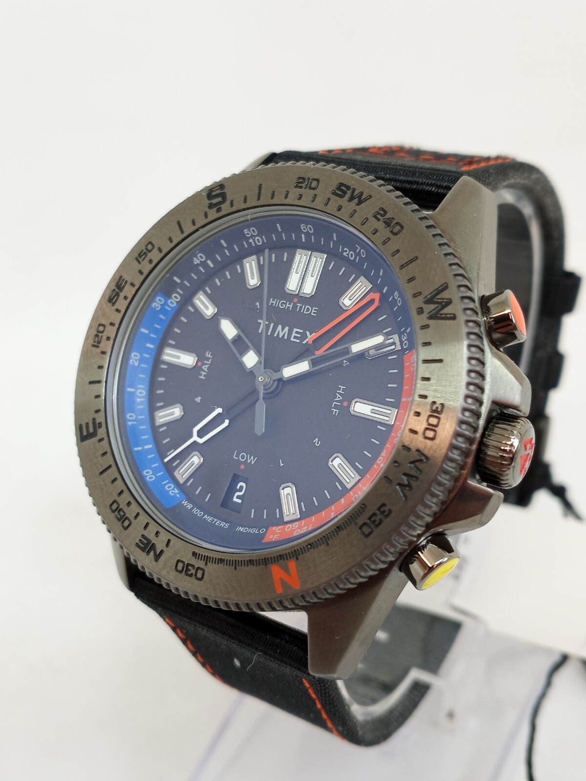 Timex Expedition North Tide-Temp-Compass 43mm Eco Fabric Strap Watch ...
