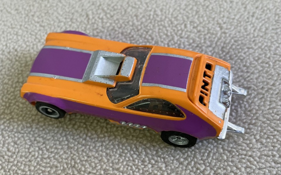 Aurora AFX HO Scale Ford Pinto Funny Car Purple Orange Slot Car | eBay