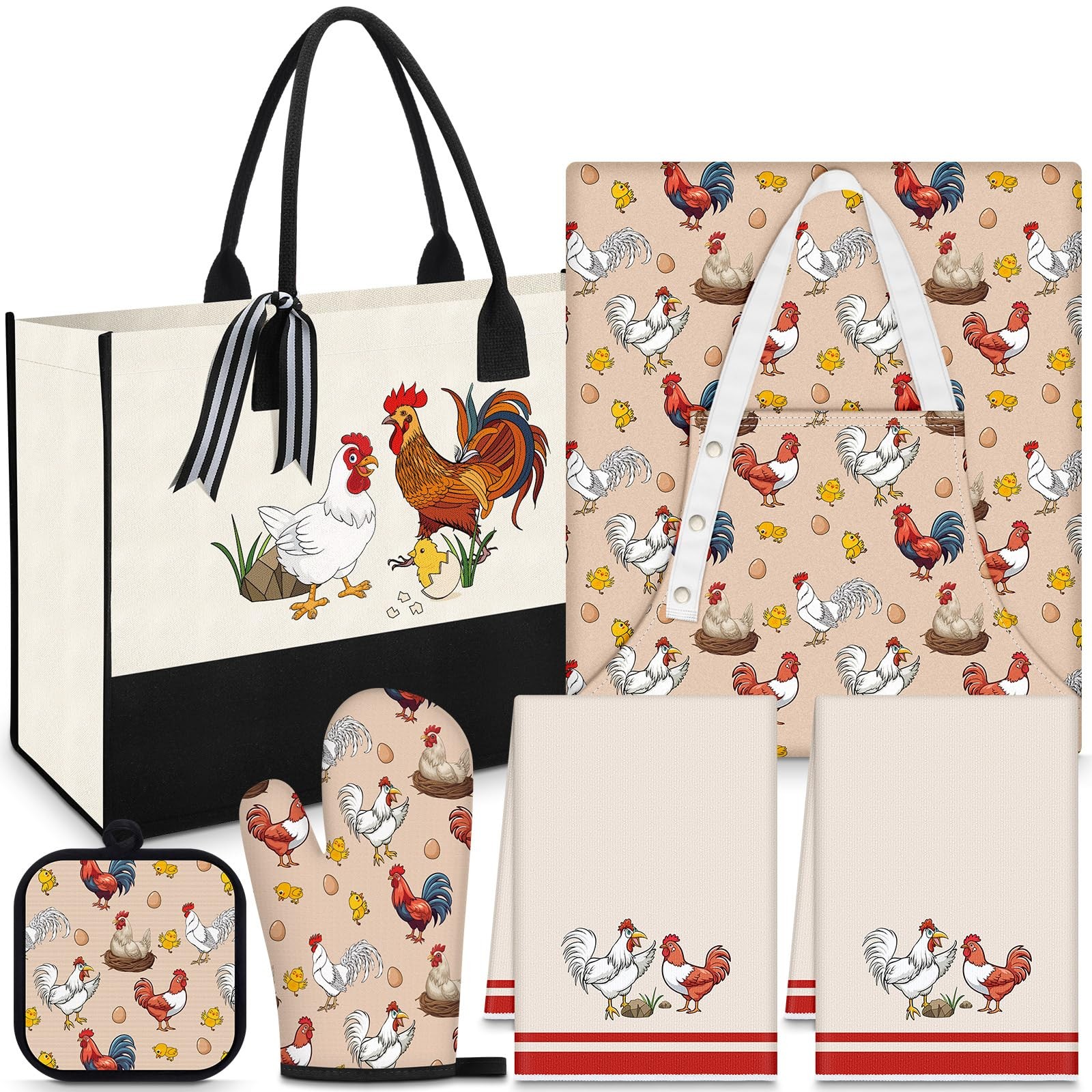 6 Pcs Christmas Baking Gifts Set Fun Baker Gifts for Women Birthday ...