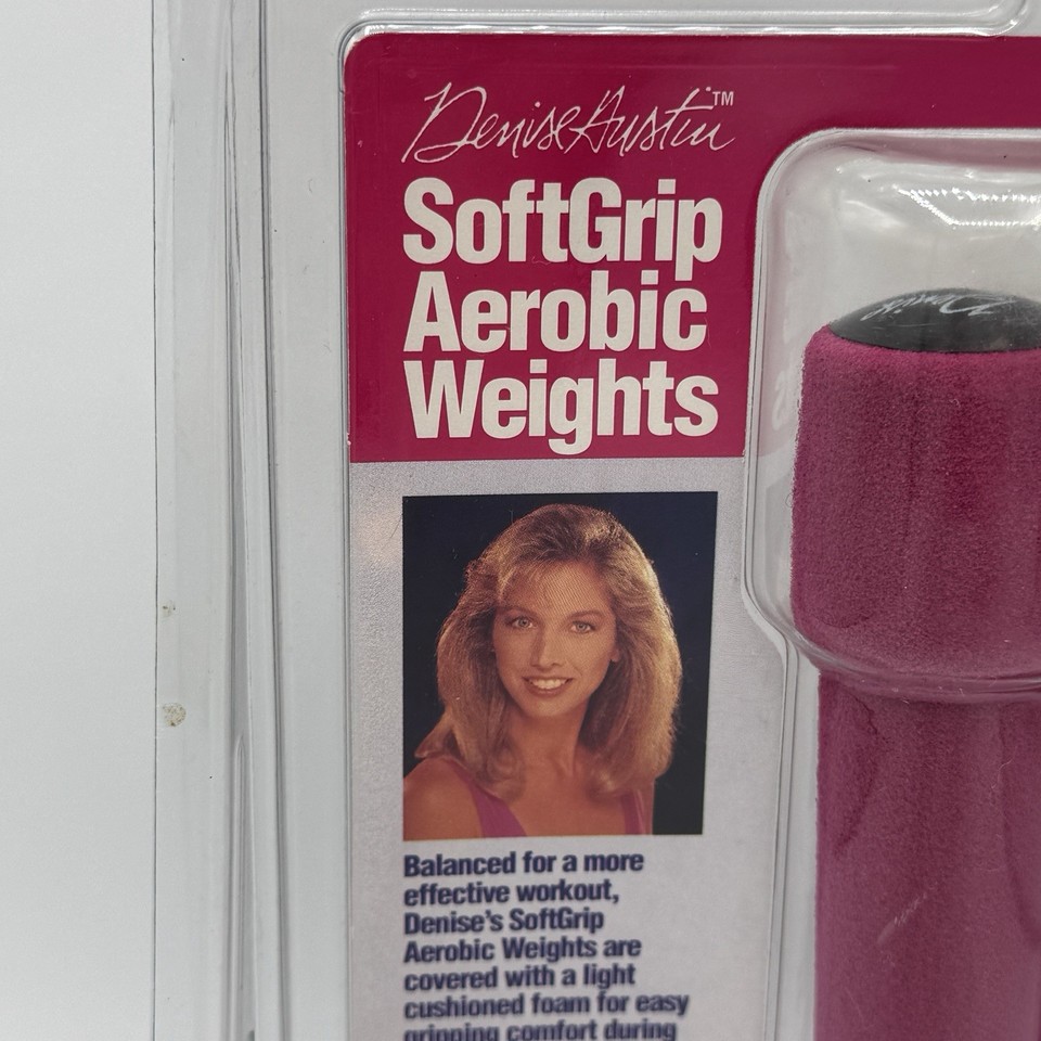 Denise Austin Bollinger Pink Soft Aerobic Weights Pair 1 lb Each Foam ...