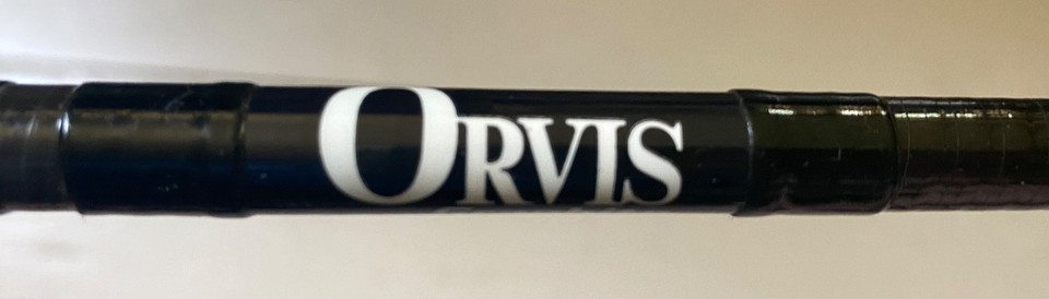 ORVIS GRAPHITE FLY ROD, 10’ , 3 pc, 4 5/8 oz, 9 wt - TUBE, SOCK & BUTT ...