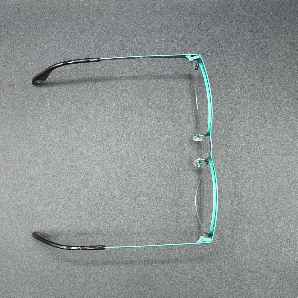 Fysh 3571 UK Half-Rim Eyeglasses Frame Brown Green Urban 52-18-140 EUC ...