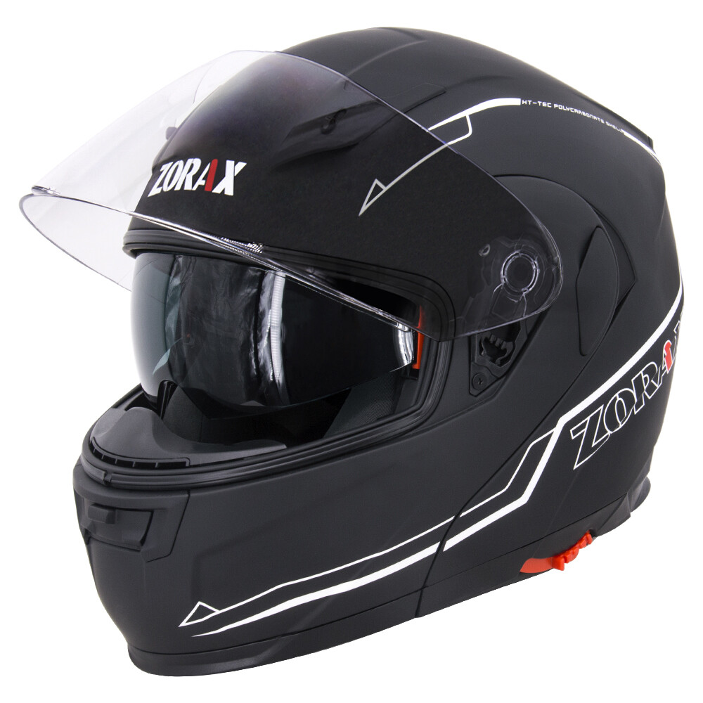 ZORAX SAFARI MODULAR FLIP UP Motorbike Helmet INNER SUN VISOR ...